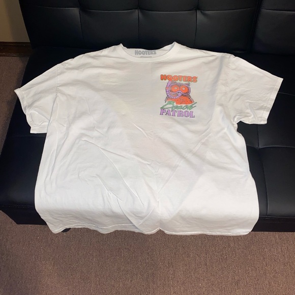 Shirts | White Hooters Patrol Tshirt | Poshmark